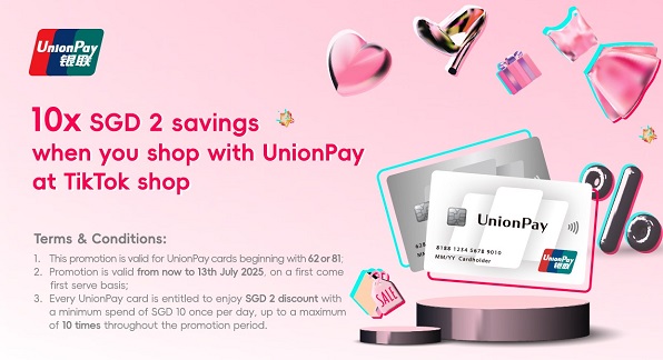 tiktok promotion all unionpay cards card number starting with 62 81